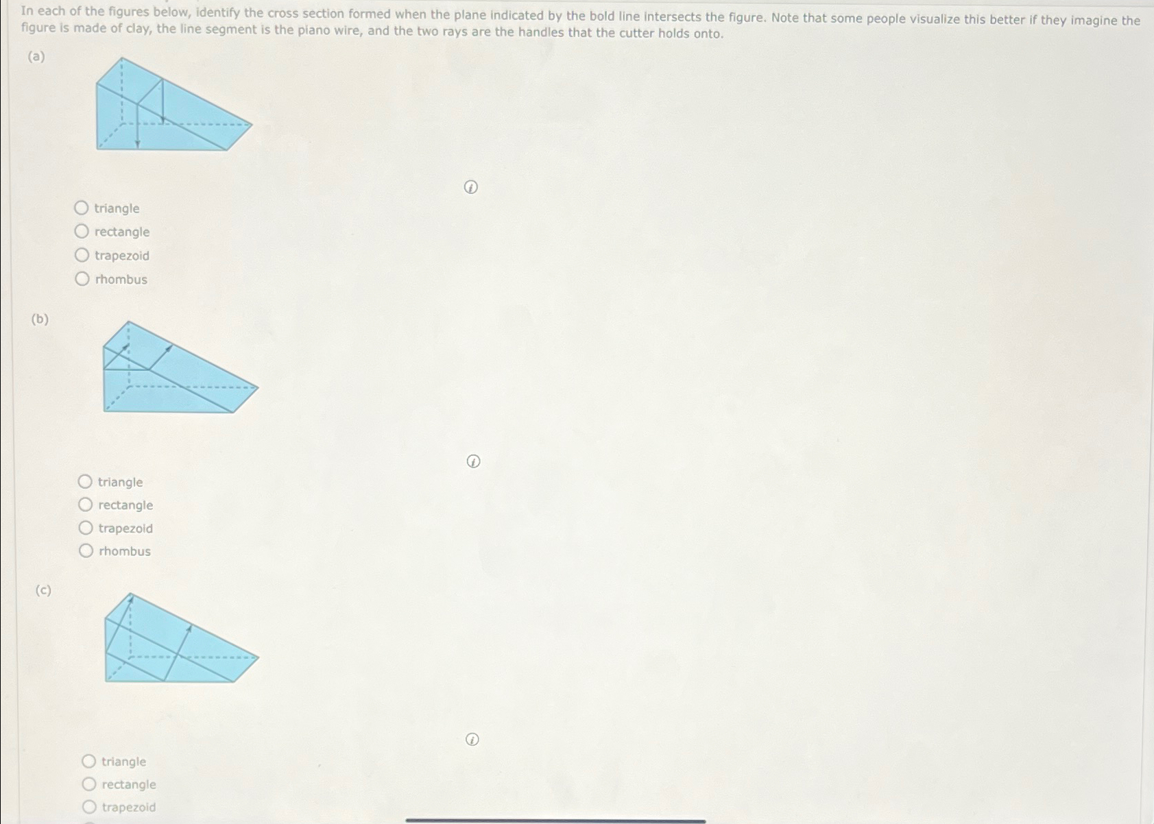 Solved In each of the figures below, identify the cross | Chegg.com