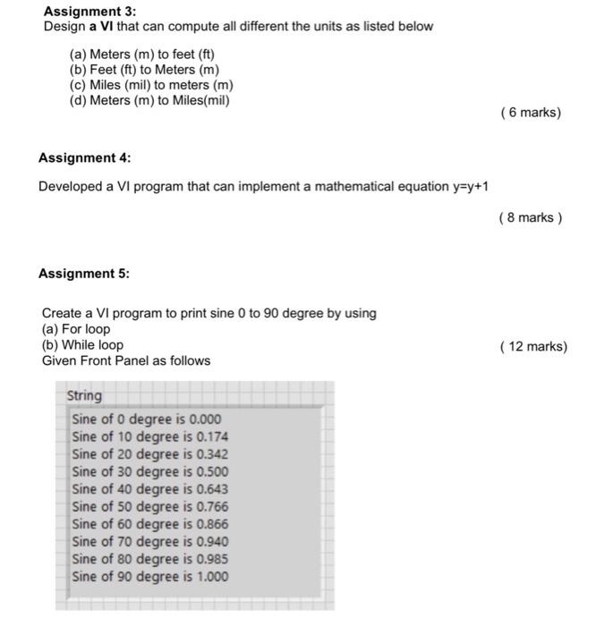 Solved using LABVIEW, post screenshot of front panel and | Chegg.com