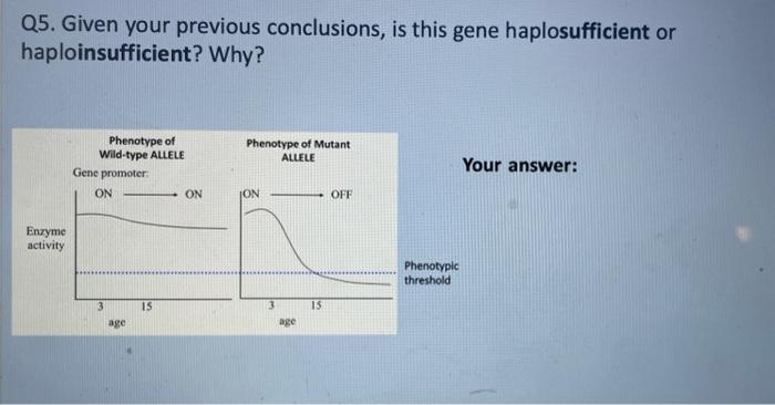 Solved Q5. Given your previous conclusions, is this gene | Chegg.com