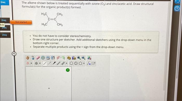 Solved The two reactants shown below are combined to bring | Chegg.com