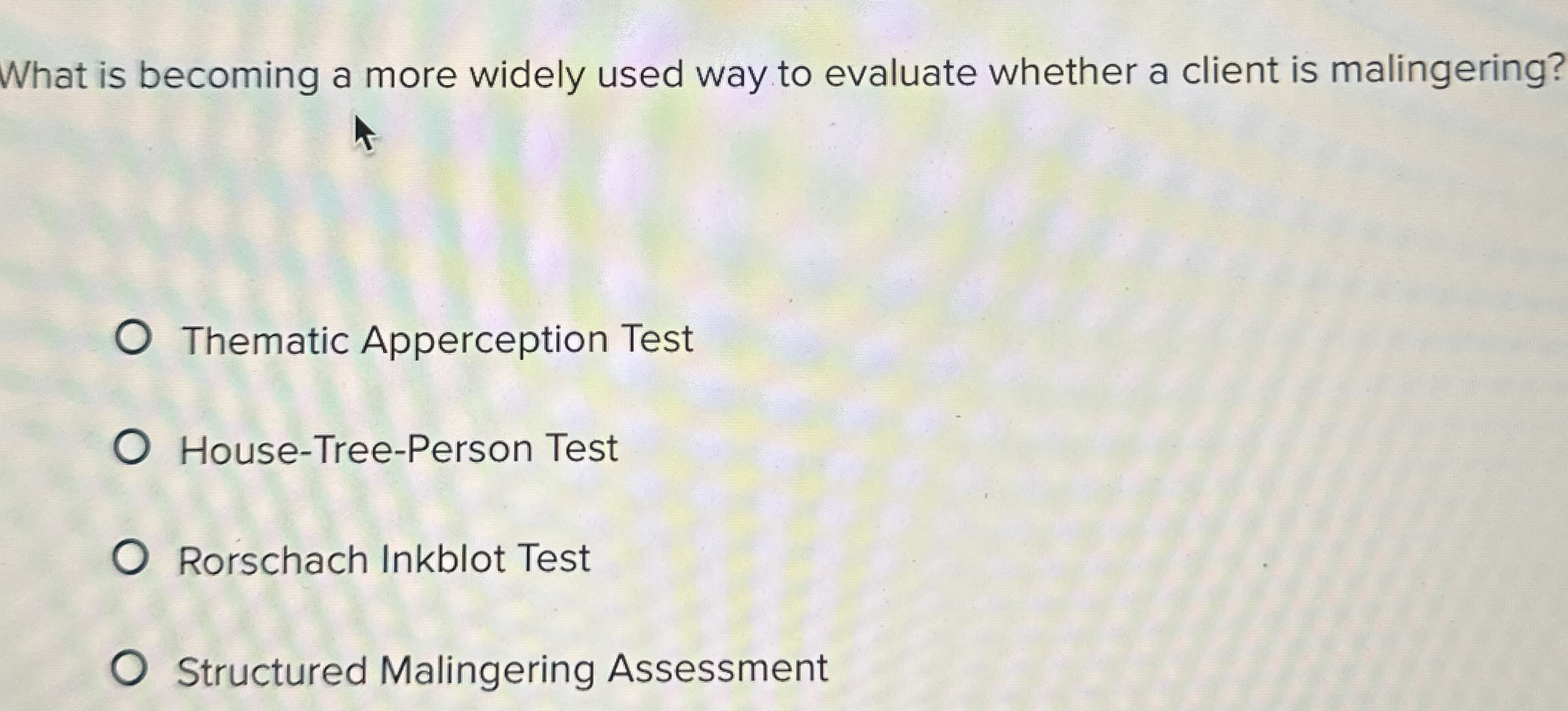 Solved What is becoming a more widely used way to evaluate | Chegg.com