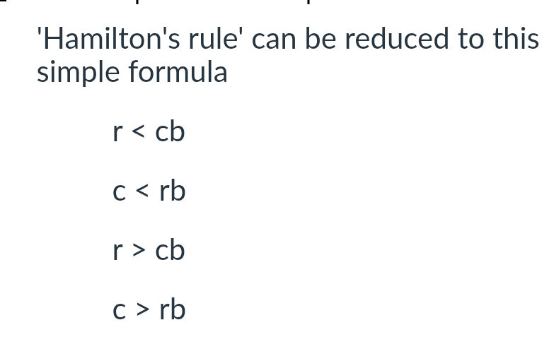 Solved 'Hamilton's rule' can be reduced to this simple | Chegg.com