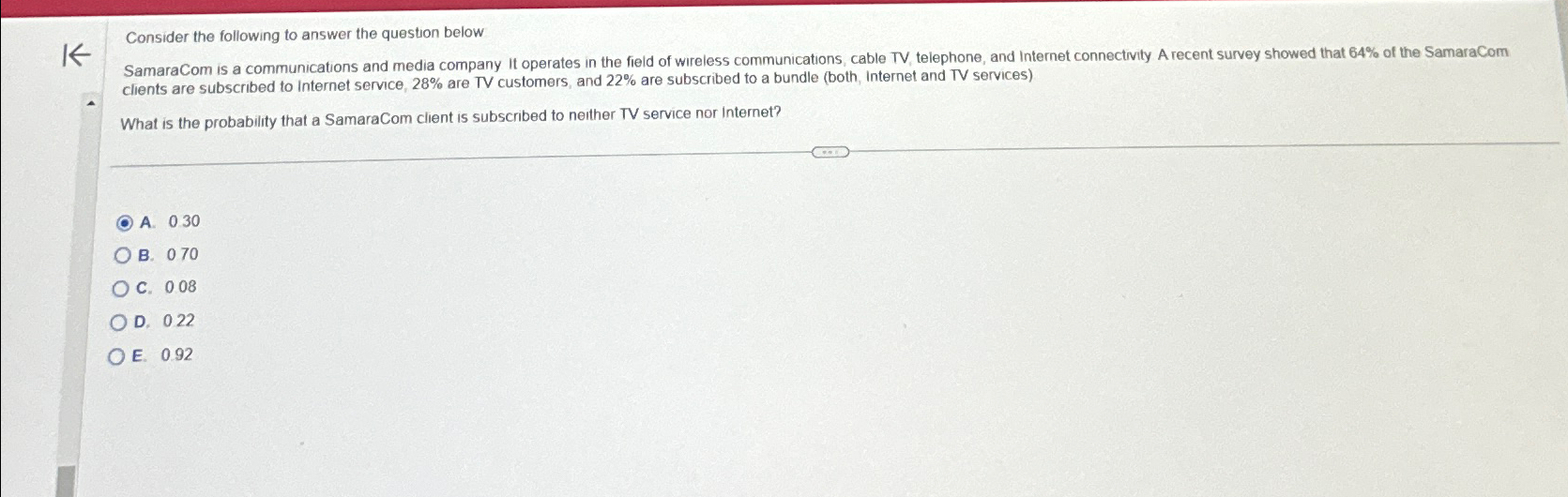 Solved Consider the following to answer the question below | Chegg.com