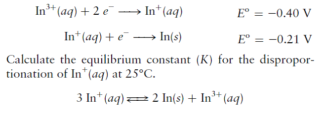 Solved The Following Standard Reduction Potentials Have Been Dete