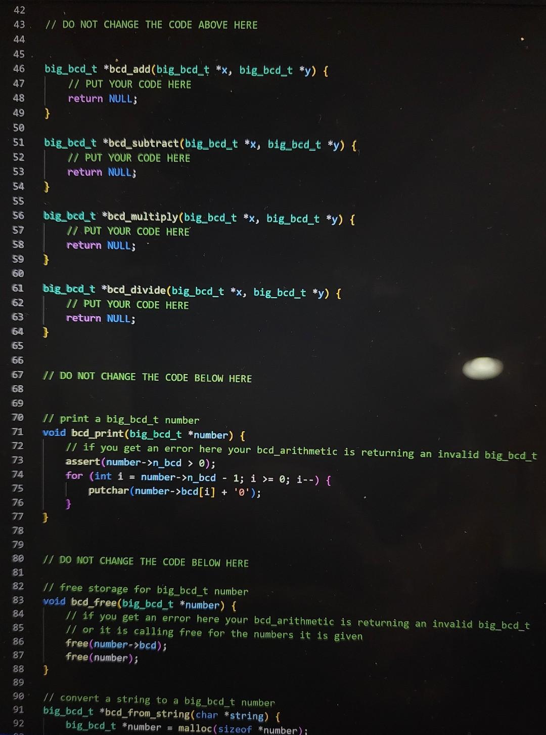 Solved CHALLENGE EXERCISE - INDIVIDUAL: Subtract, Multiply | Chegg.com