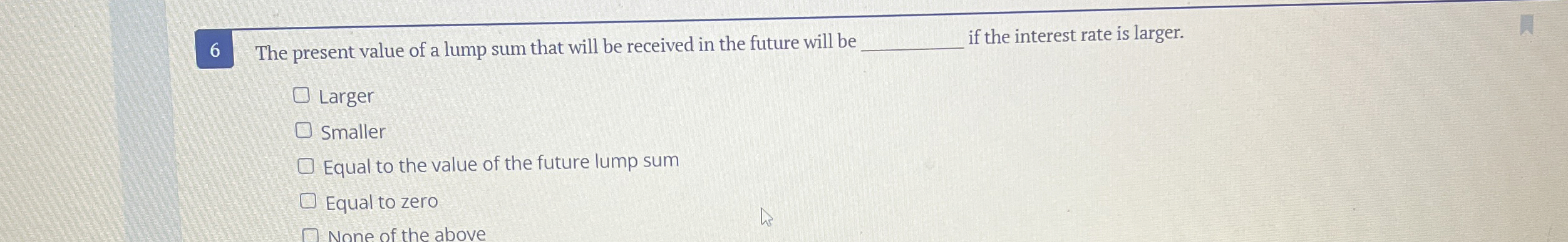 Solved The present value of a lump sum that will be received | Chegg.com