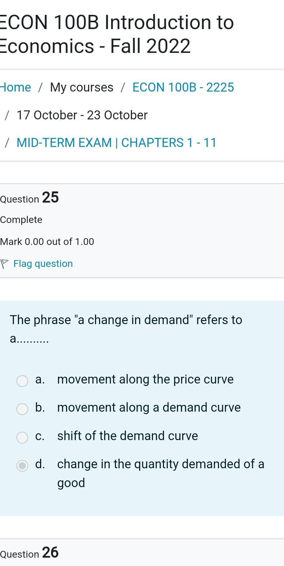 Solved ECON 100B Introduction to Economics - Fall 2022 Home | Chegg.com