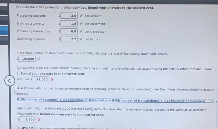 Simplifying the ABC System: TDABC Golding Bank | Chegg.com