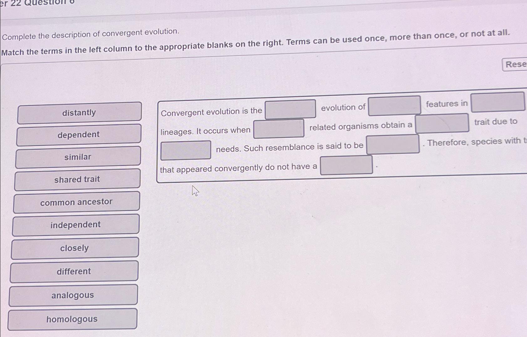Solved Complete the description of convergent | Chegg.com