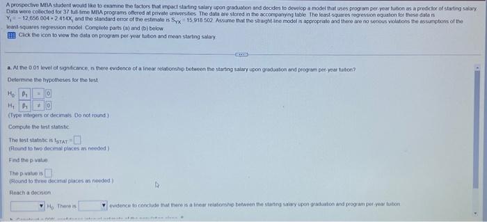 Solved least squares regression model Completo paits (it) | Chegg.com
