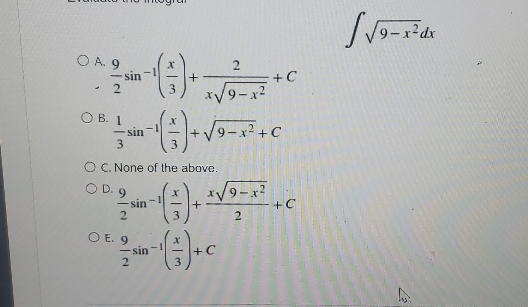 Solved what is the answer because I used C in my first | Chegg.com