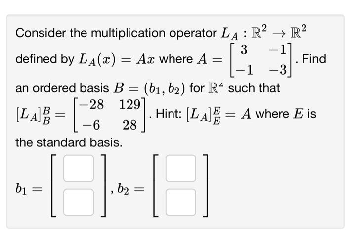 Solved Find the matrix A of the reflection in the line L in | Chegg.com
