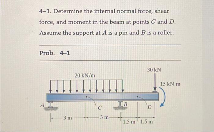 Solved (1) Internal normal force == internal axial force(2) | Chegg.com