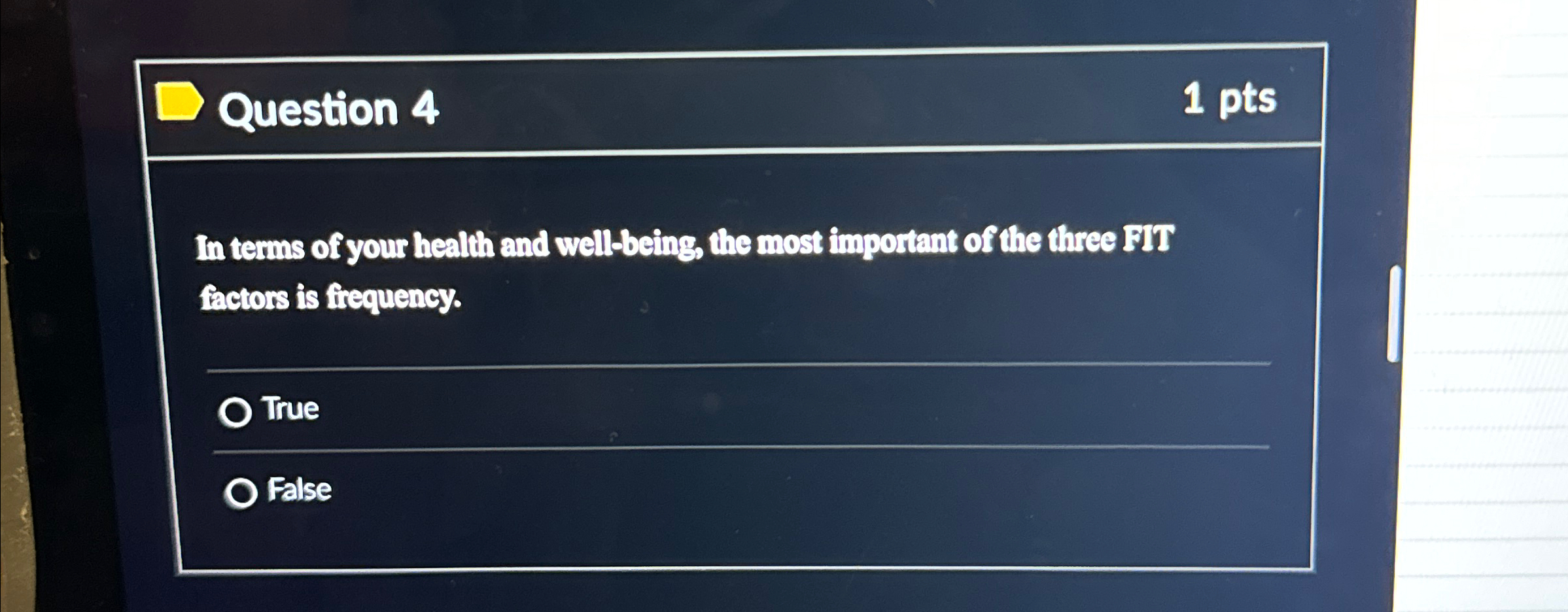 Solved Question 41 ﻿ptsIn terms of your health and | Chegg.com