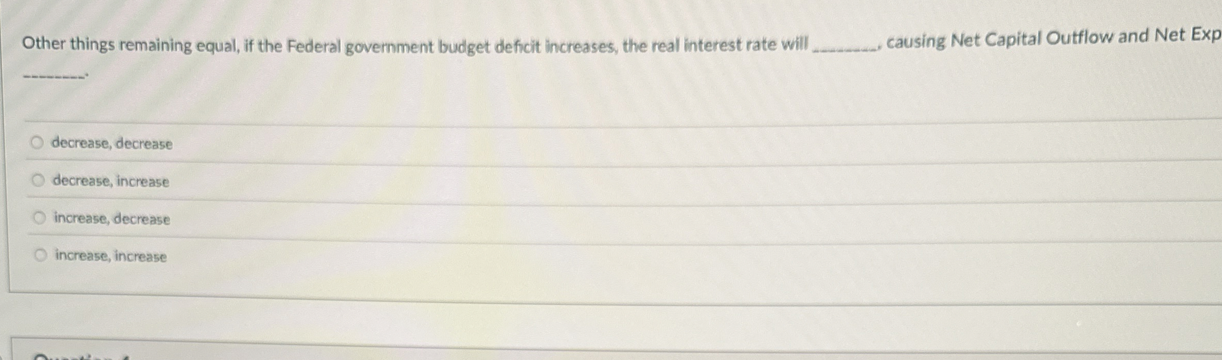 Solved Other things remaining equal, if the Federal | Chegg.com