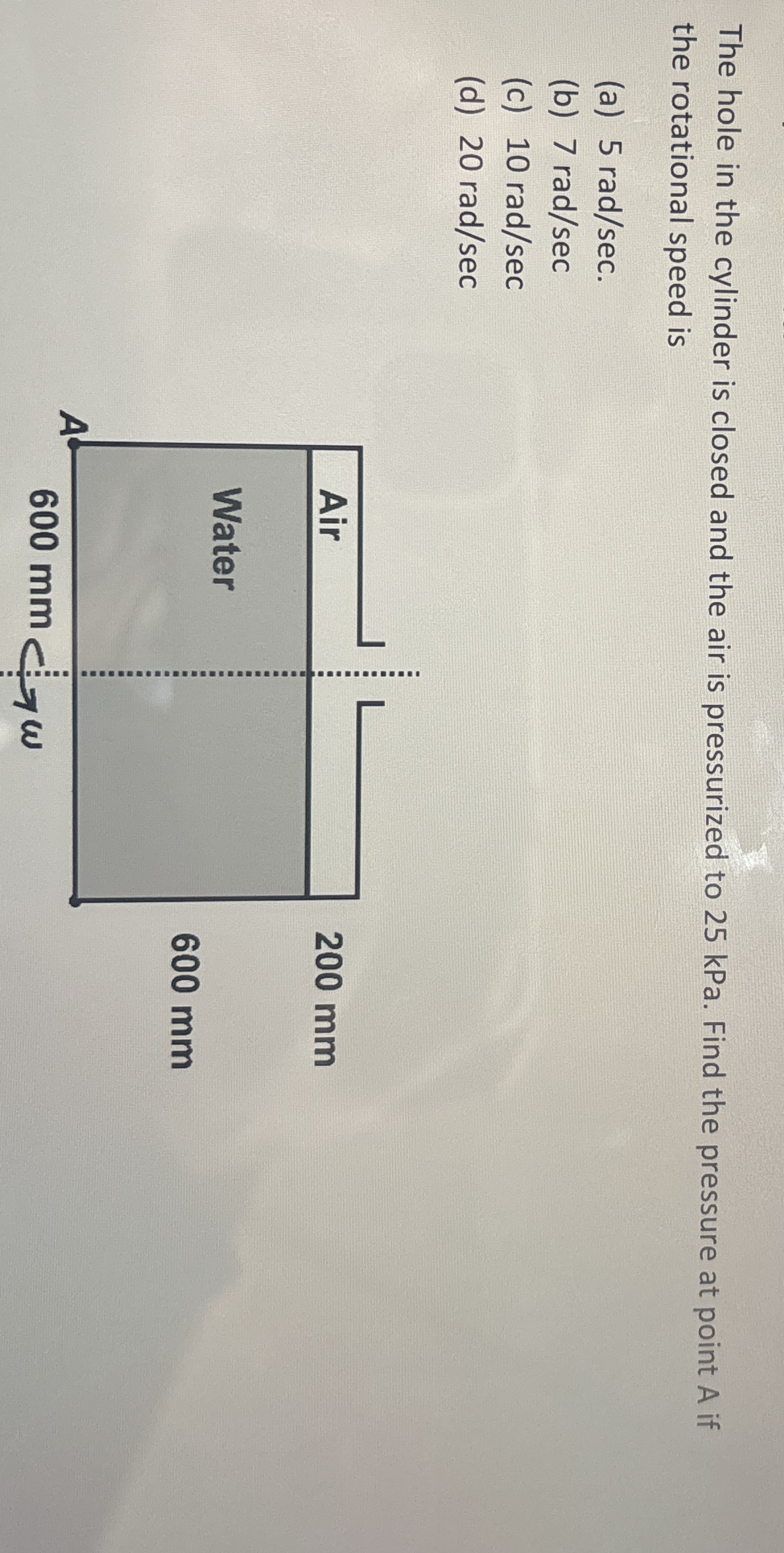 Solved by an EXPERT The hole in the cylinder is closed and the air is ...