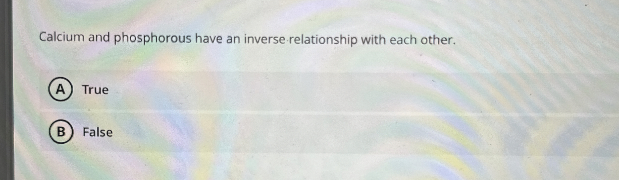 Solved Calcium and phosphorous have an inverse-relationship | Chegg.com