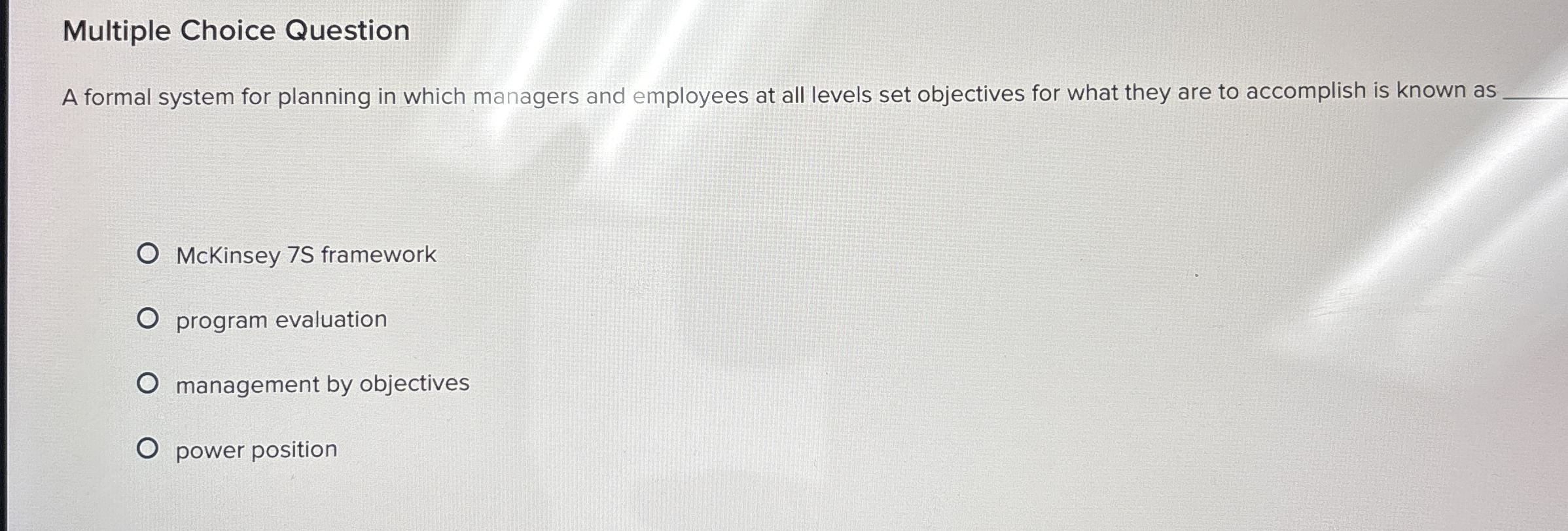 Solved Multiple Choice QuestionA formal system for planning | Chegg.com