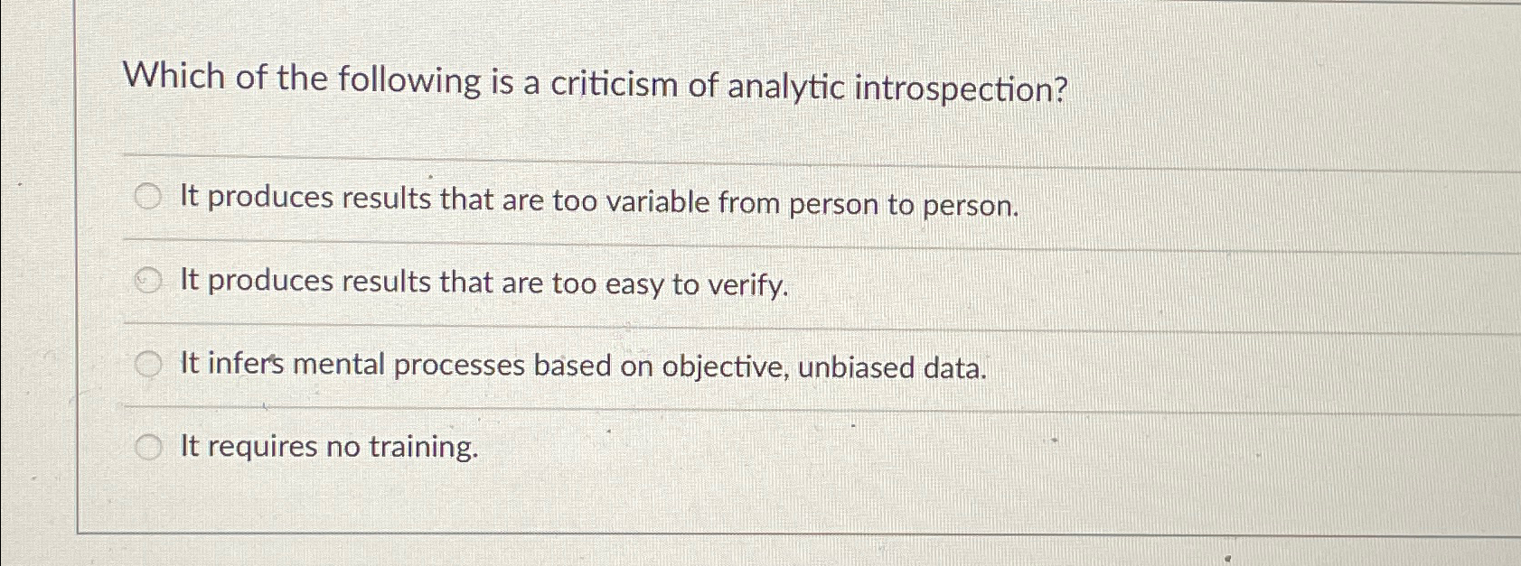 Solved Which of the following is a criticism of analytic | Chegg.com