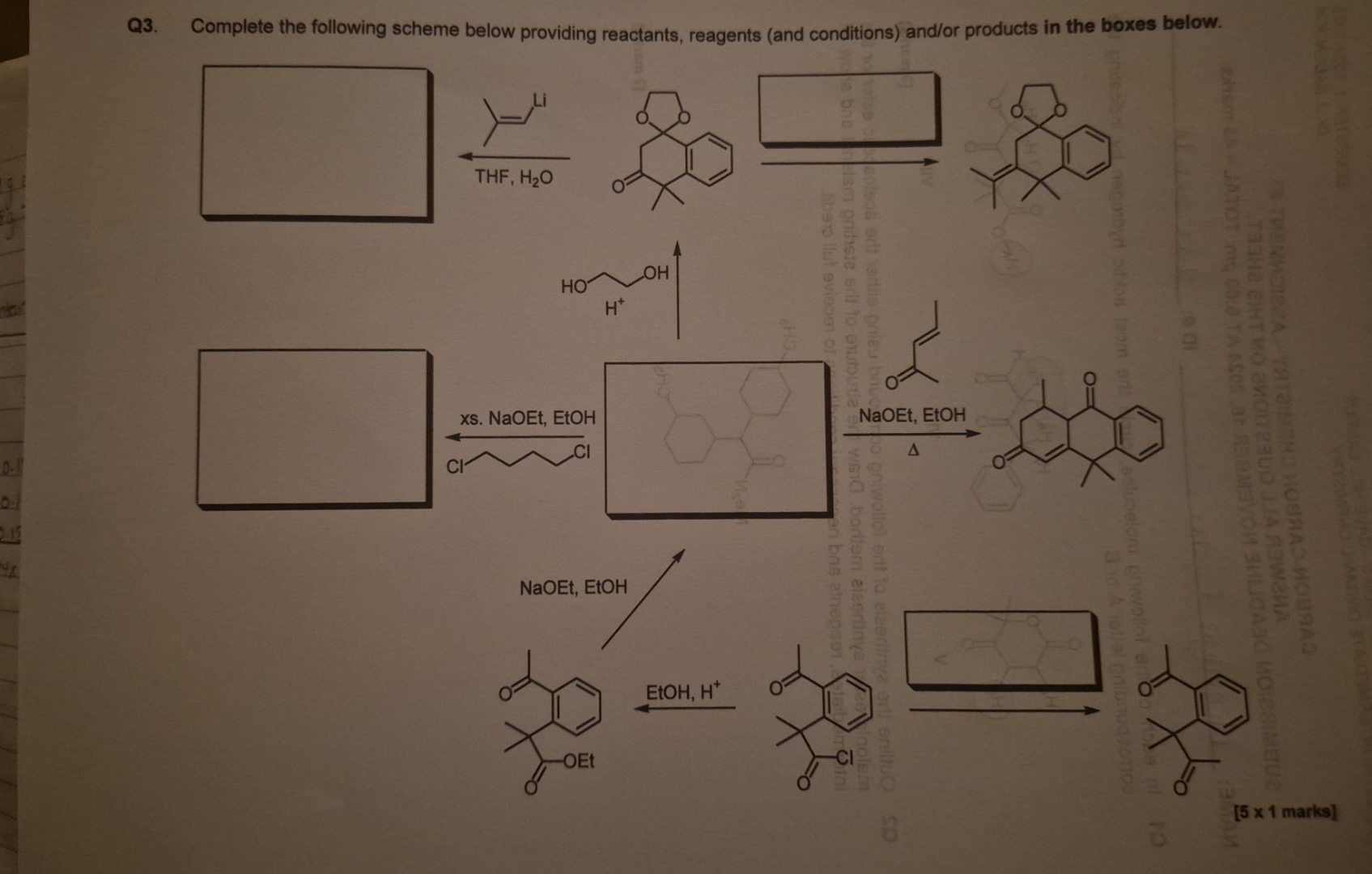 Solved by an EXPERT Q3. ﻿Complete the following scheme below providing | Chegg.com