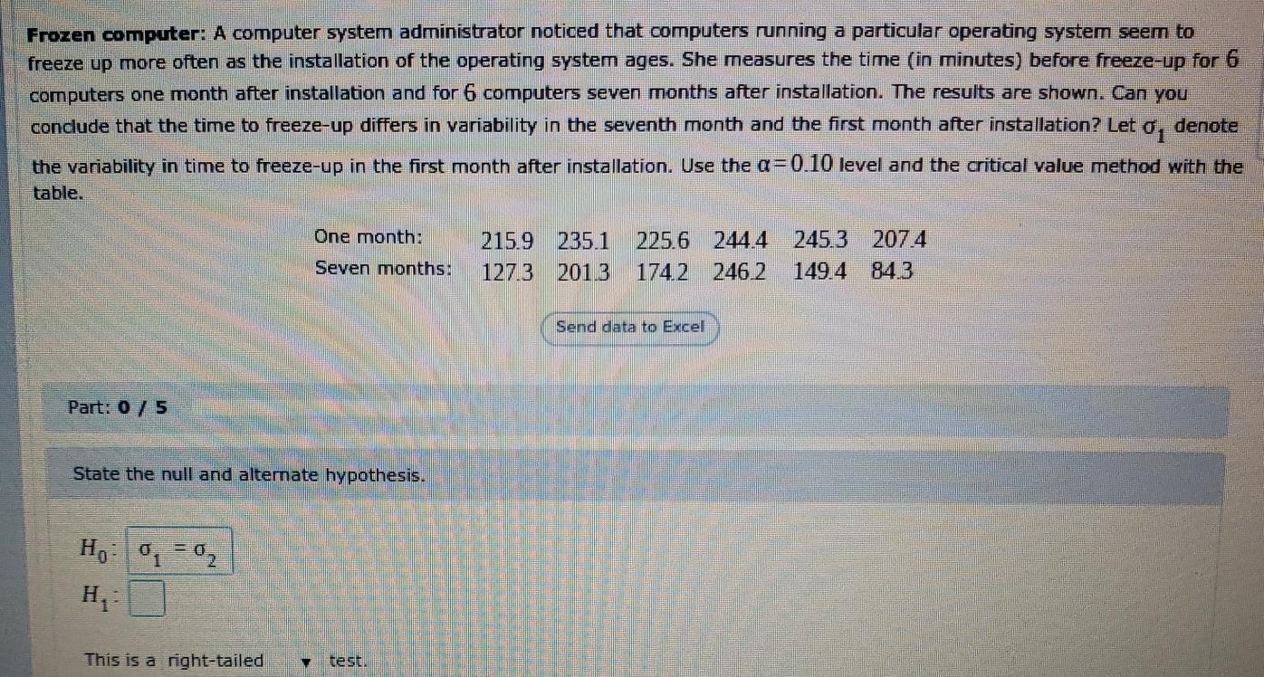 Solved Frozen computer: A computer system administrator | Chegg.com