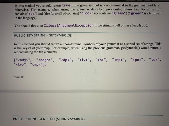 Solved CS145 - PROGRAMMING ASSIGNMENT GRAMMER SOLVER | Chegg.com
