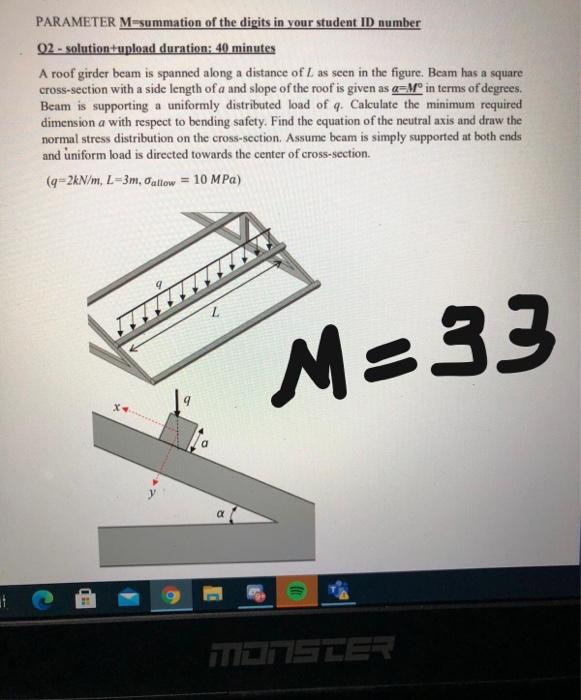 Solved PARAMETER M-summation of the digits in your student | Chegg.com