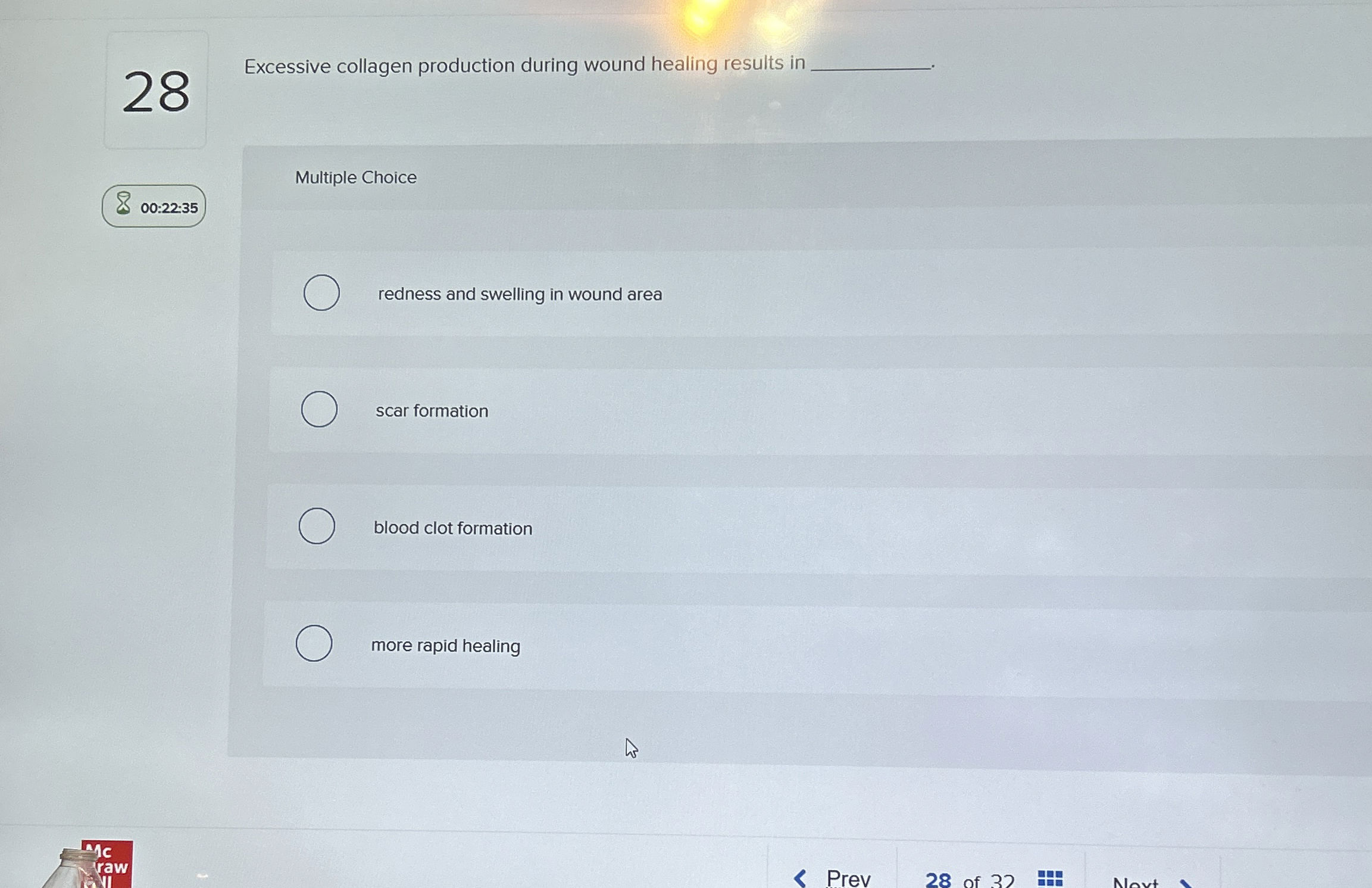 Solved 28Excessive collagen production during wound healing | Chegg.com