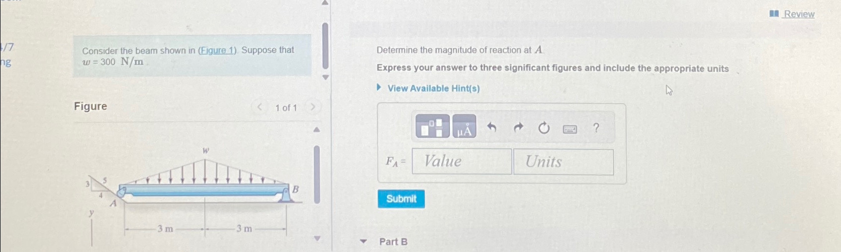 Solved ReviewConsider the beam shown in (Figure 1) Suppose | Chegg.com Solved ReviewConsider the beam shown in (Figure 1) Suppose | Chegg.com