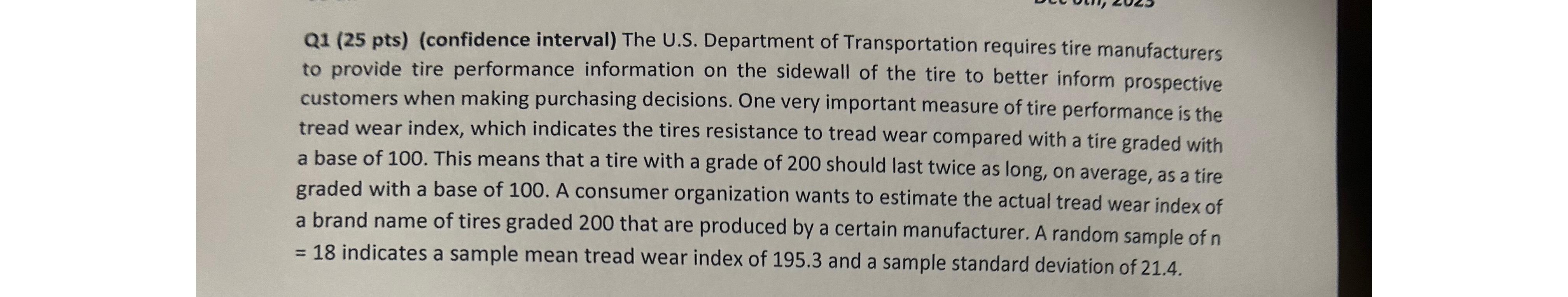 Solved Q1 (25 ﻿pts) (confidence interval) ﻿The U.S. | Chegg.com