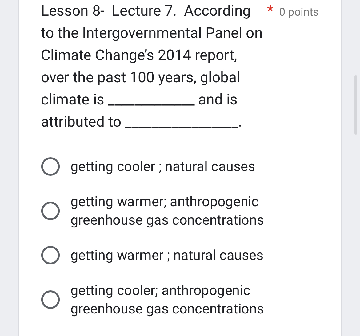 Solved Lesson 8- ﻿Lecture 7. ﻿According0 ﻿pointsto the | Chegg.com