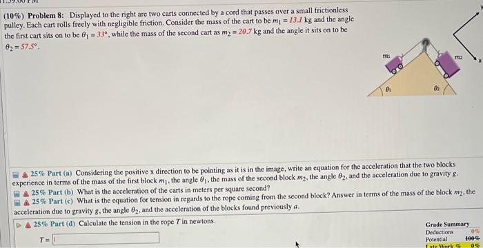 Solved (10\%) Problem 8: Displayed to the right are two | Chegg.com