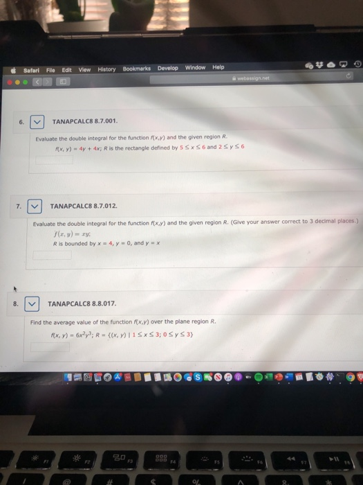 Solved Edt View History Bookmarks Develop Window Help 6. | Chegg.com