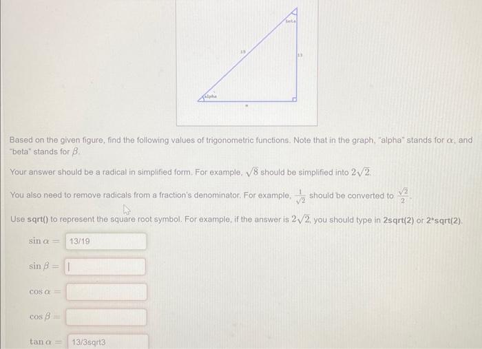 Solved Based on the given figure, find the following values | Chegg.com