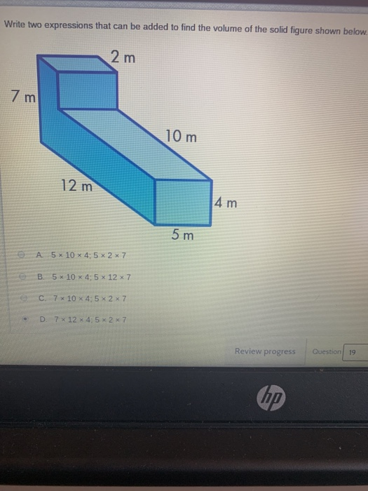 Solved Write two expressions that can be added to find the | Chegg.com