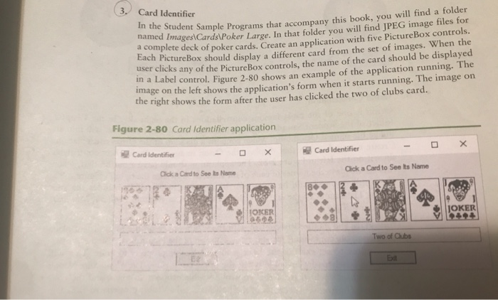 Solved Card Identifier In the Student Sample Programs th | Chegg.com