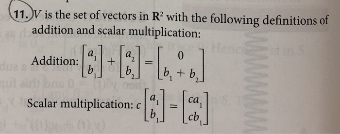 Solved a set V is given, together with definitions of | Chegg.com