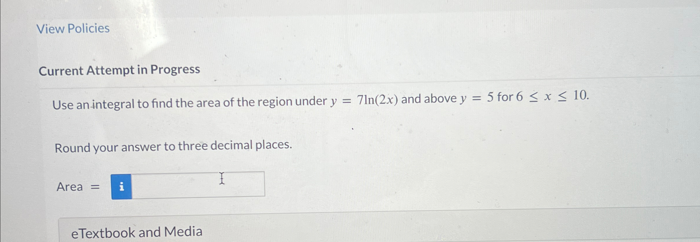 Solved View PoliciesCurrent Attempt in ProgressUse an | Chegg.com