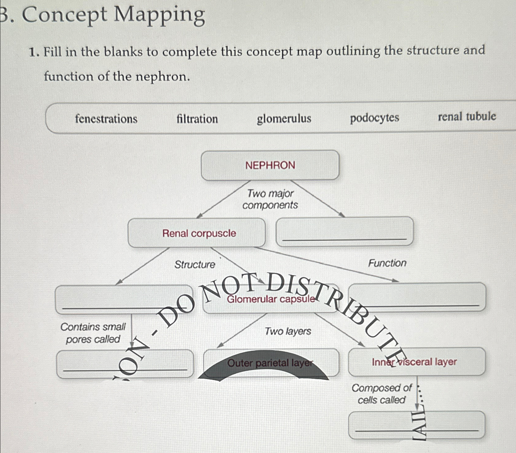 Solved Concept MappingFill in the blanks to complete this | Chegg.com