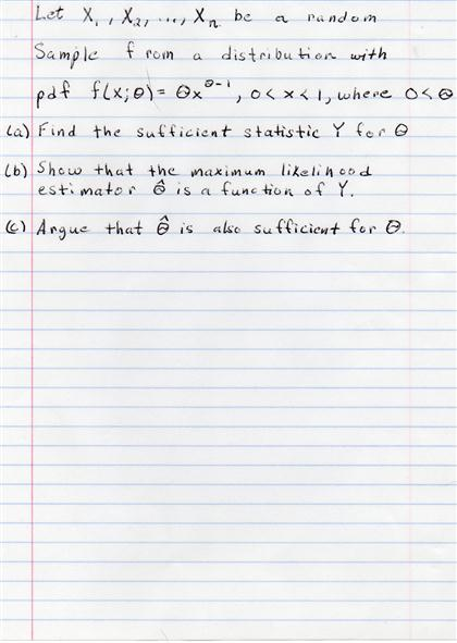 Solved Let X1 X2 Xn Be A Random Sample From A