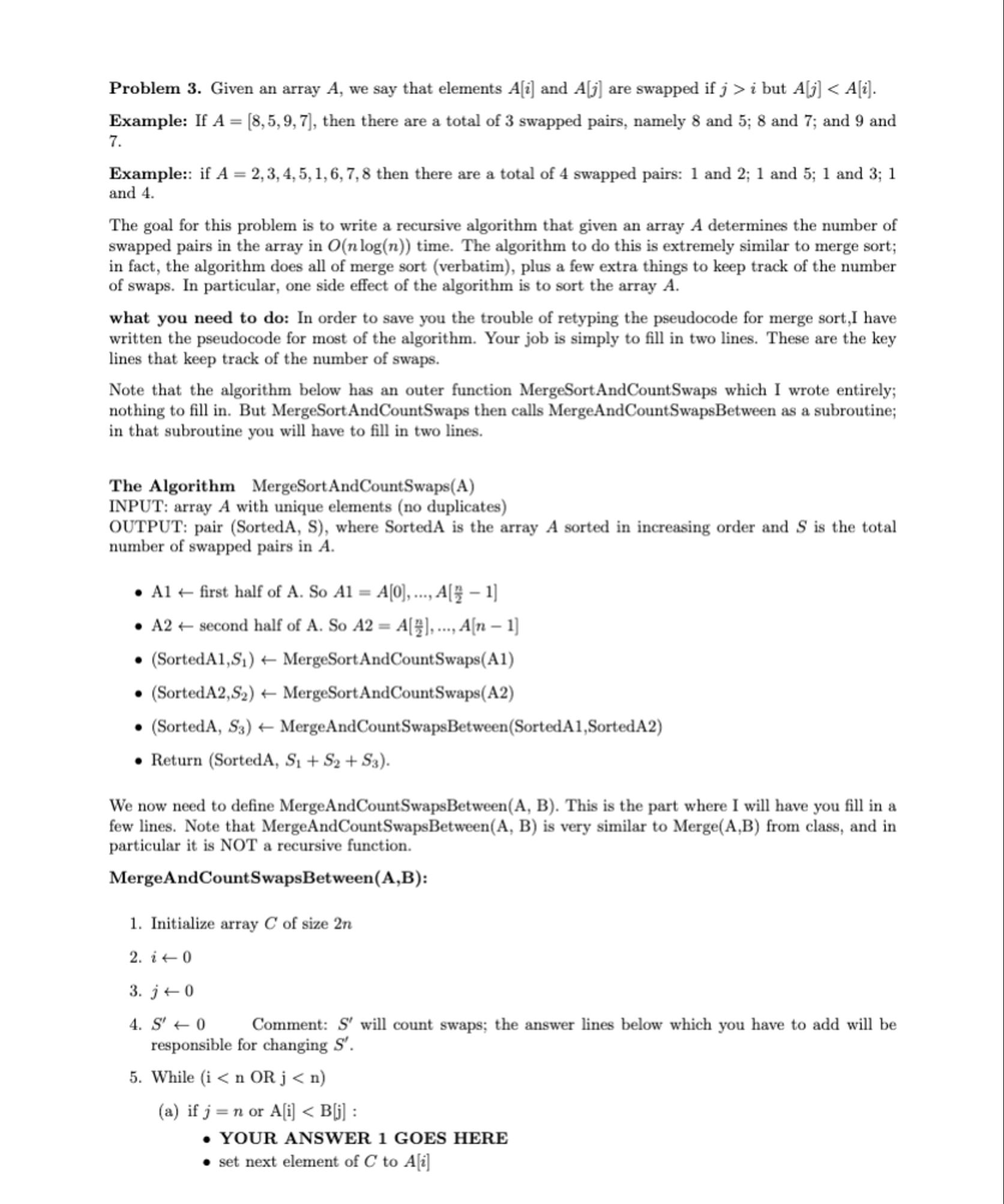 Solved Please solve the problem below. | Chegg.com