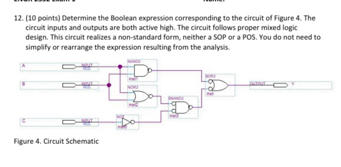 Solved 11. (10 points) Realize the MPOS Boolean expression F | Chegg.com