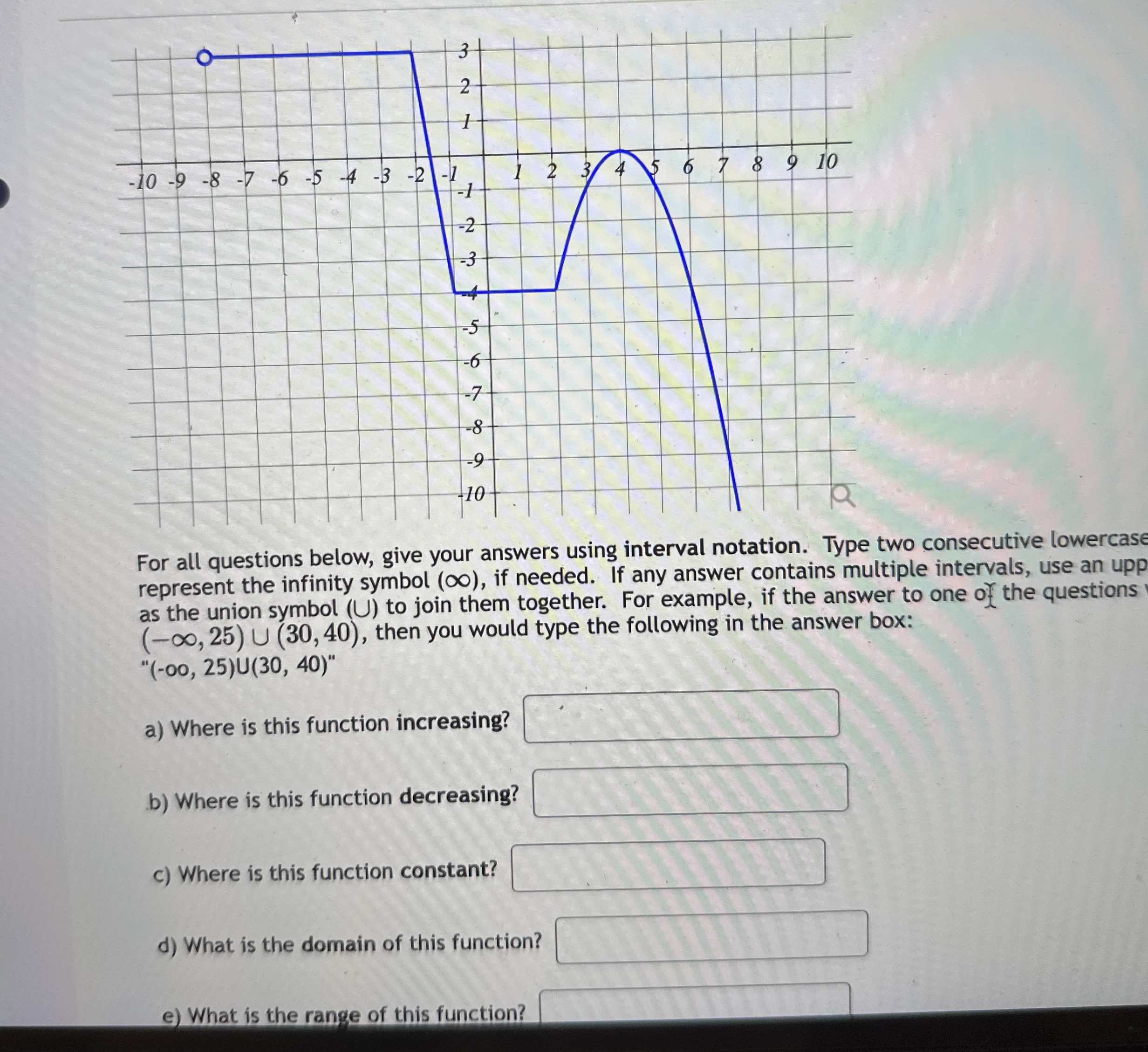 Solved For all questions below, give your answers using | Chegg.com