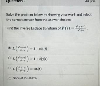 Solved Solve the problem below by showing your work and | Chegg.com