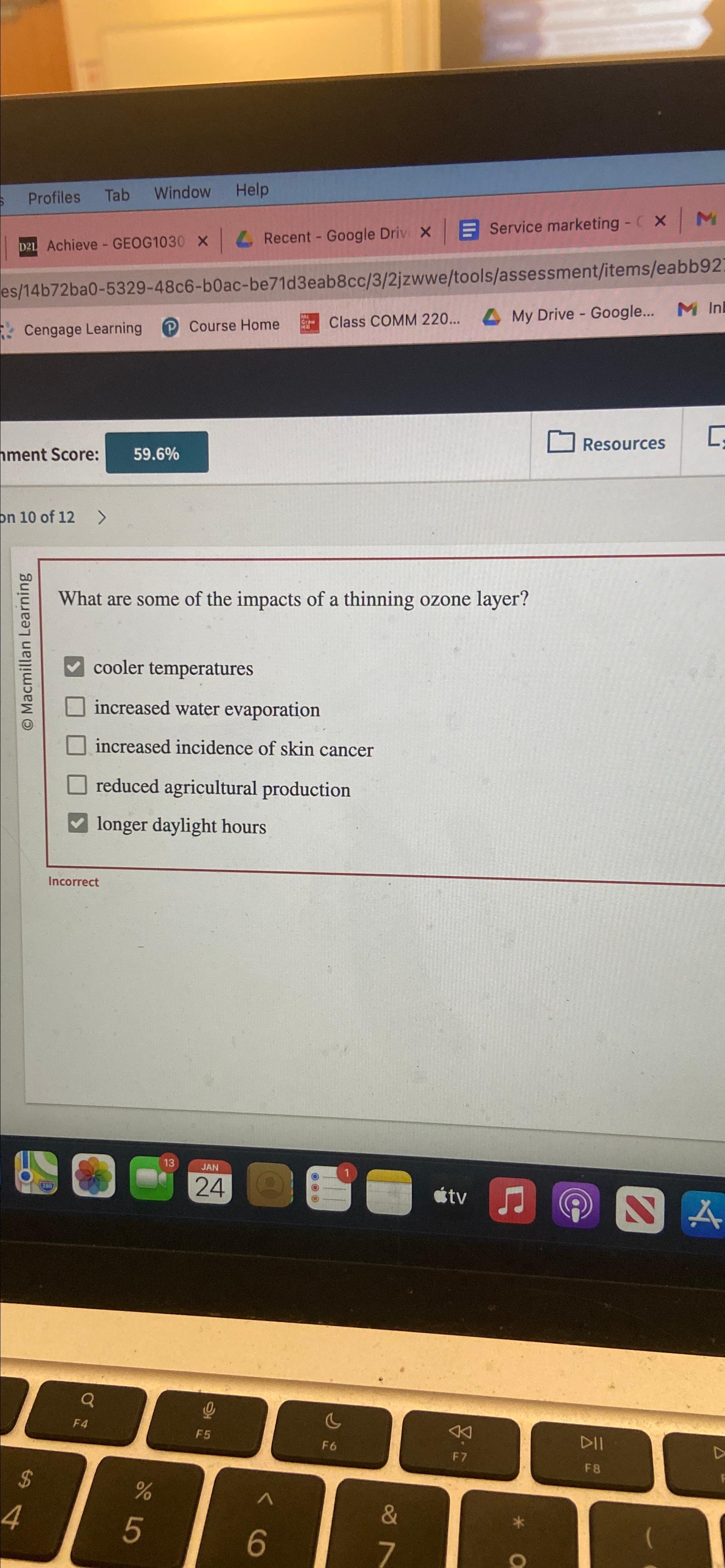 Solved Profiles Tab Window HelpAchieve - ﻿GEOG1030Recent - | Chegg.com
