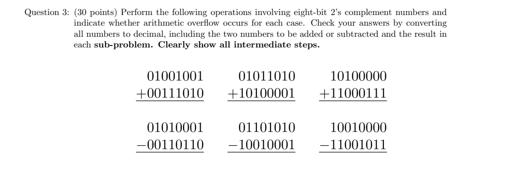 Solved Question 3: (30 ﻿points) ﻿Perform the following | Chegg.com