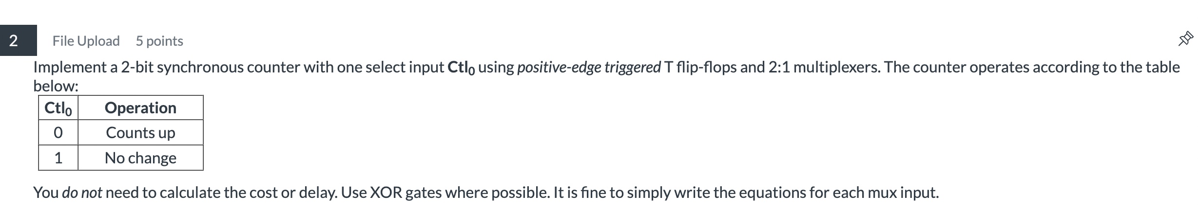 Solved by an EXPERT 2File Upload5 ﻿pointsImplement a 2-bit synchronous | Chegg.com