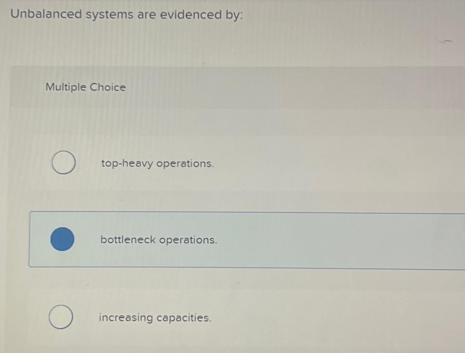 Solved Unbalanced systems are evidenced by:Multiple | Chegg.com