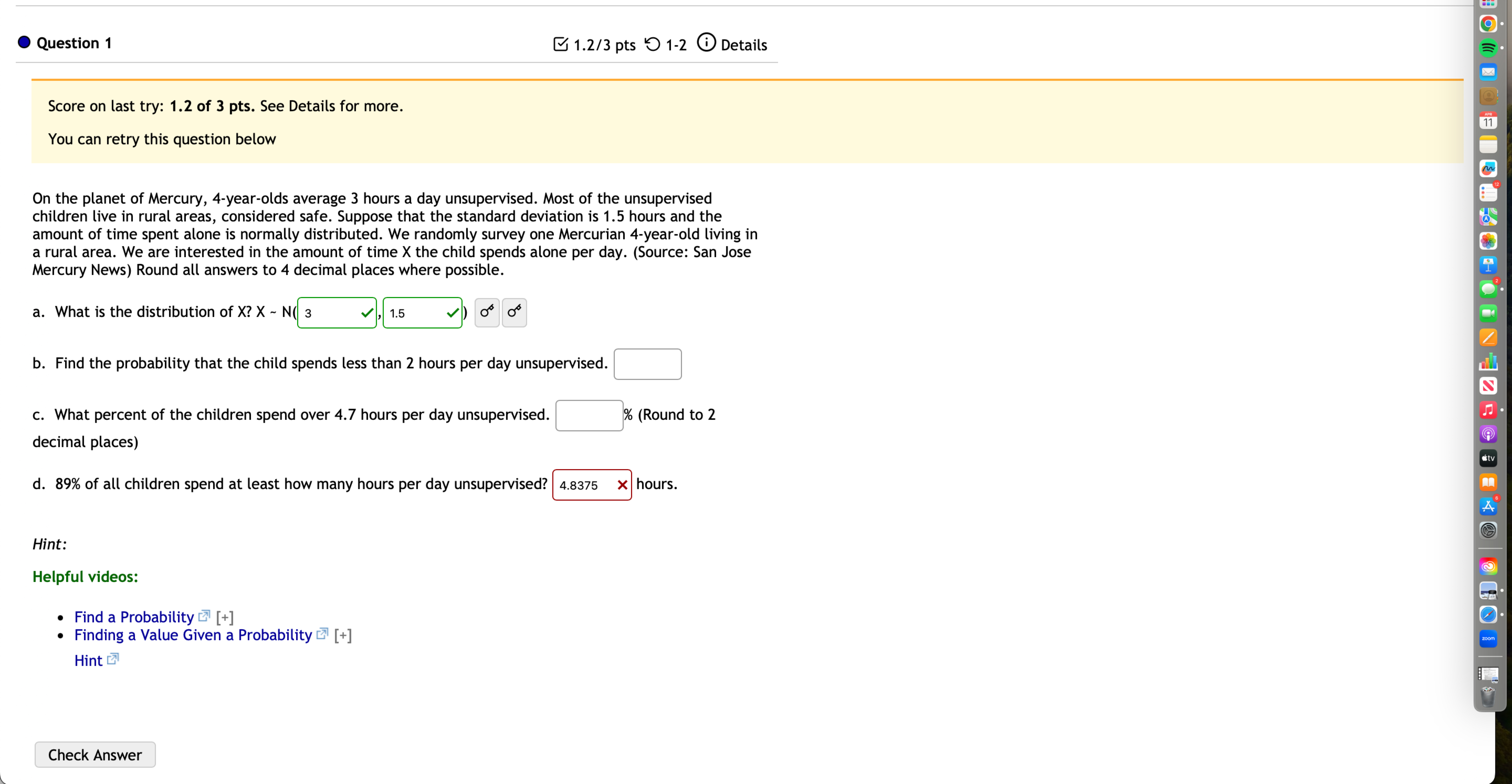 Solved Score on last try: 1.2 ﻿of 3 ﻿pts. ﻿See Details for | Chegg.com