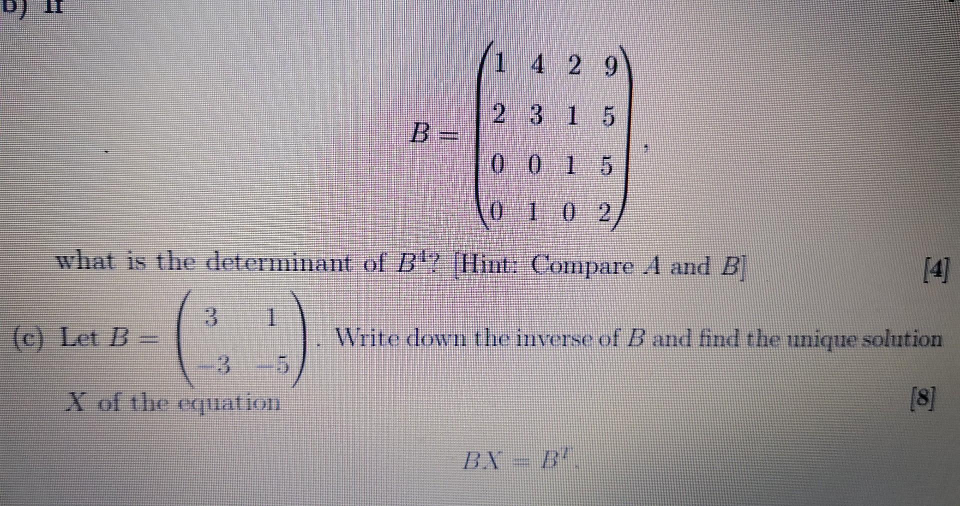 Solved 1329 2 1 15 (a) Given the matrix A = use the Laplace | Chegg.com